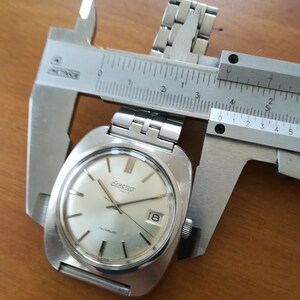 1960s EXACTUS Vintage Watch, With Date, 36.5 Mm, Working and Serviced ...