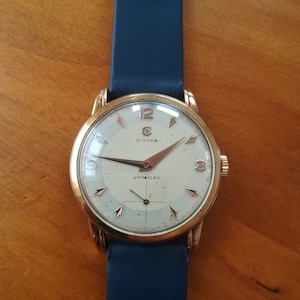 CYMA Cymaflex Vintage Watch, Cal. 586K, 37.5 Mm, 1950s, Working and ...
