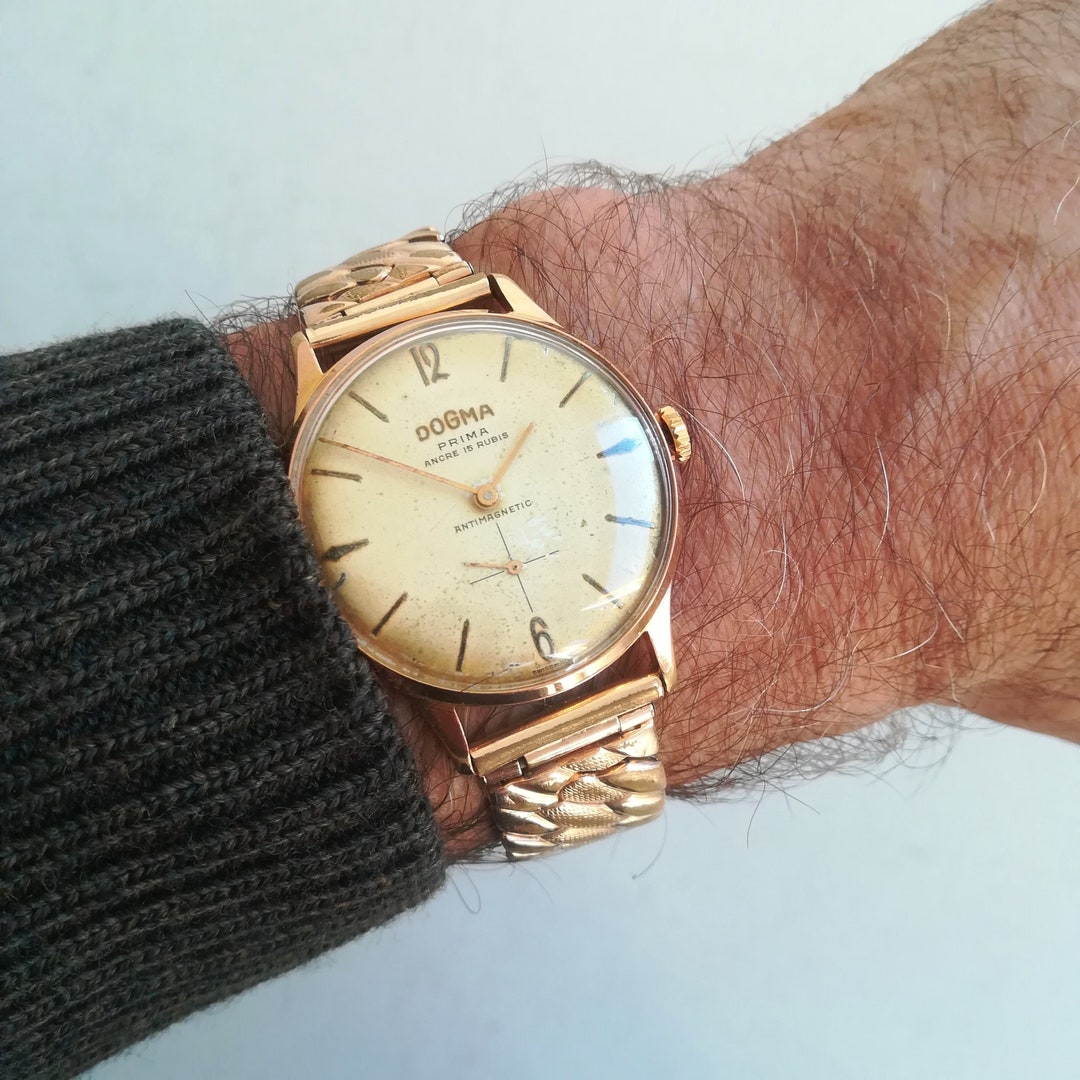 DOGMA Vintage Watch, 1950s, 35 Mm, Working and Serviced - Etsy