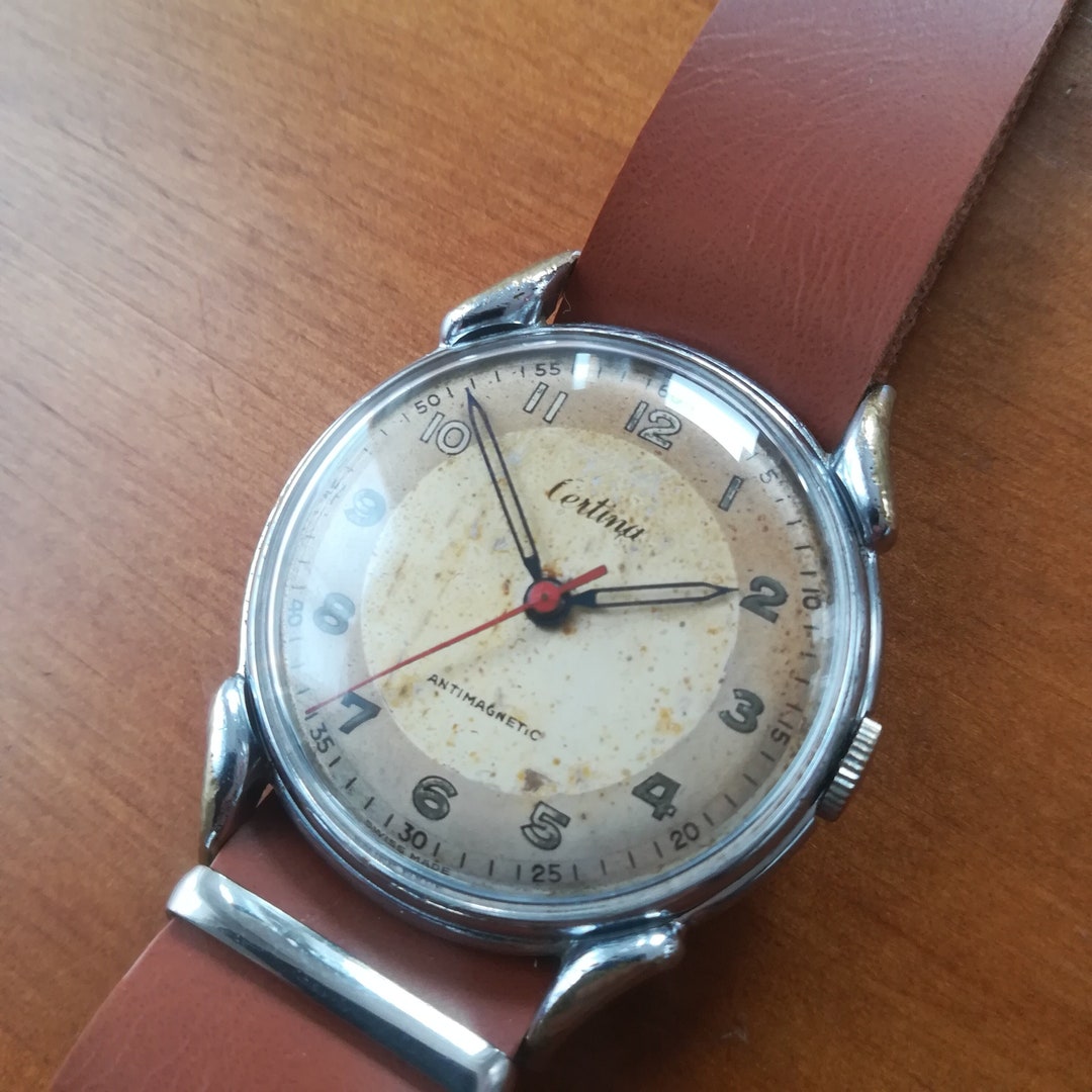 CERTINA Military Vintage Watch, 1946, 34.5 Mm, Working and Serviced ...