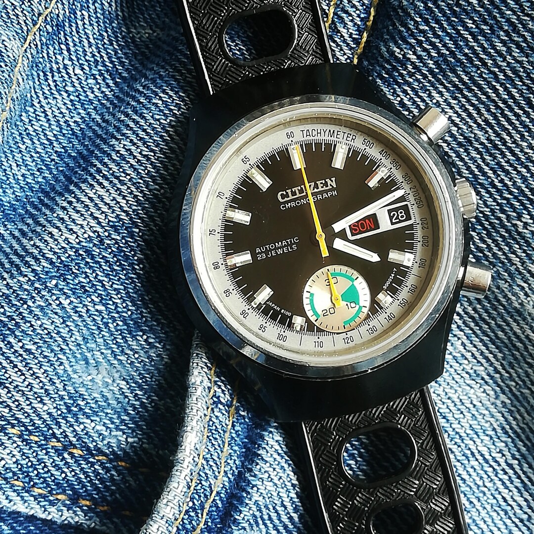 CITIZEN Vintage Automatic Chronograph, 1972, Ref. 67-9577, Working and ...