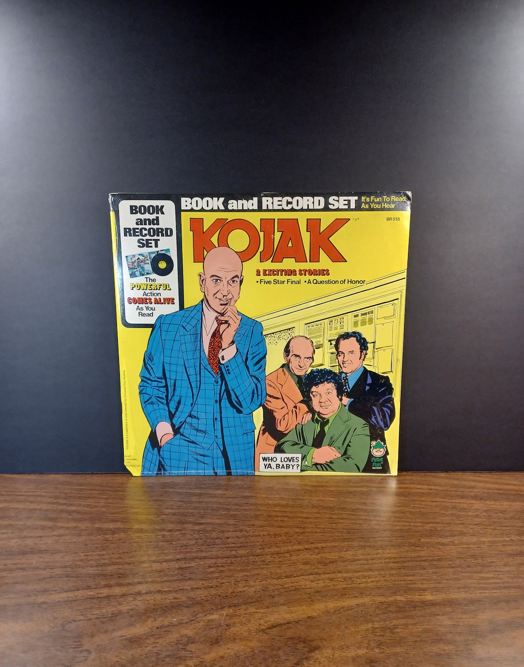 Kojak, Book and Record Set [sealed] Vintage Vinyl Record Album Lp, 1977 ...