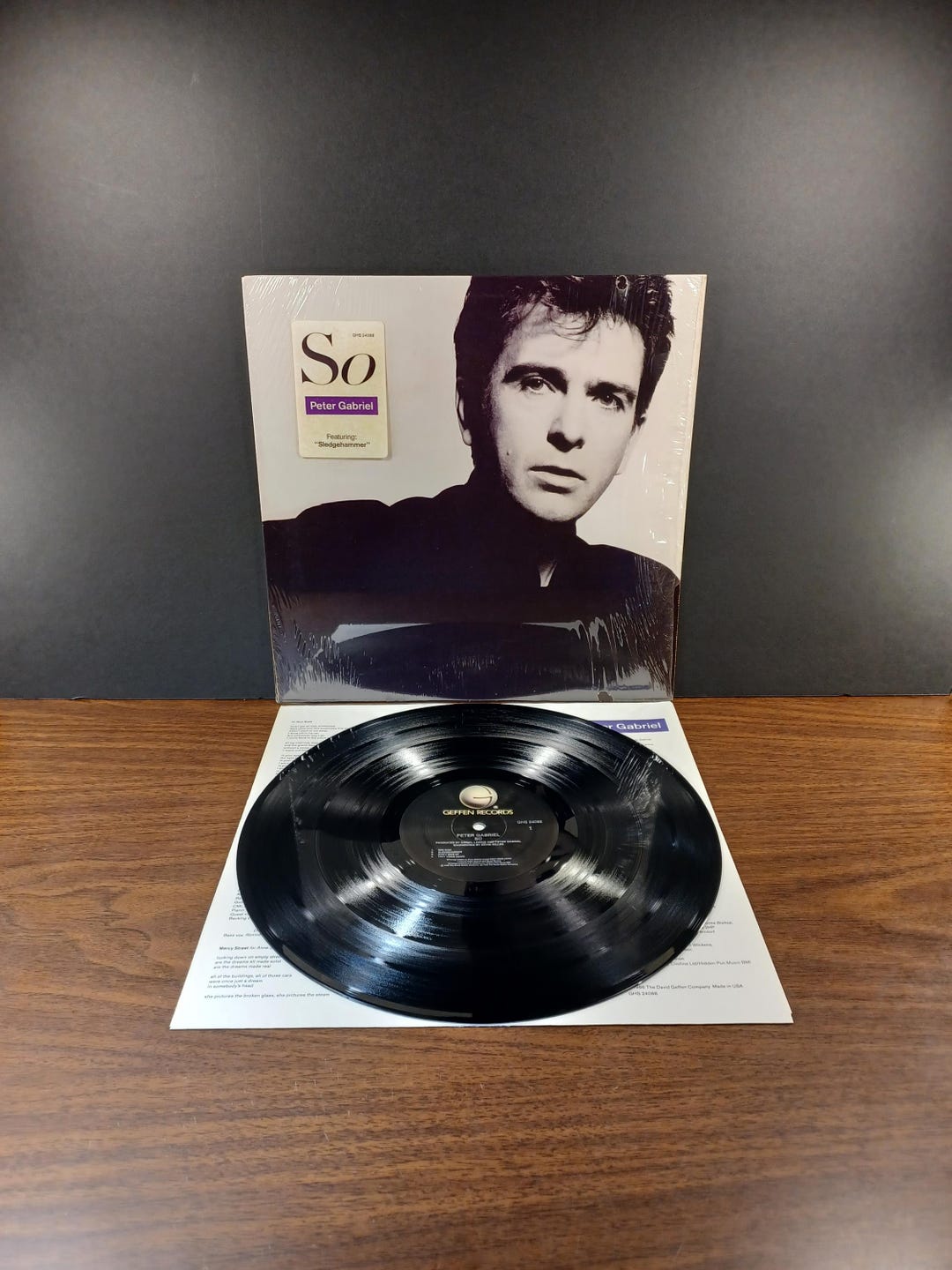 Peter Gabriel: so *original* Shrink/hype/sleeve, Vintage Vinyl Record ...