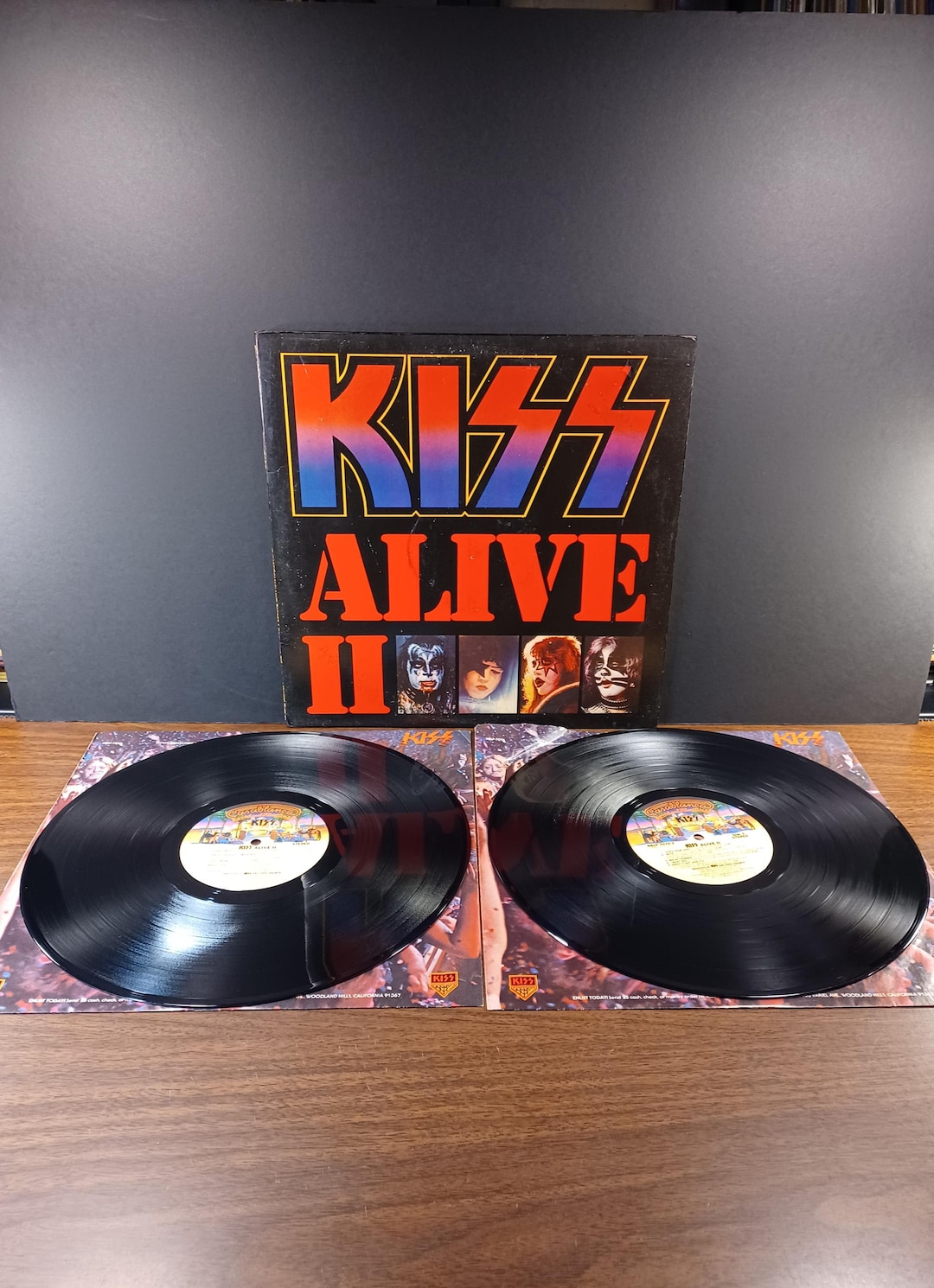 Kiss: Alive II original 2 Album Set With Sleeves Vintage Vinyl Record ...