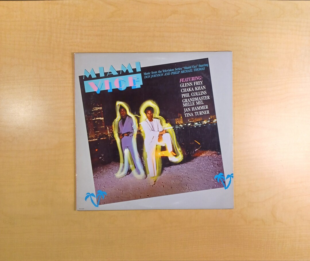 Miami Vice Soundtrack, Vintage Vinyl Record Album Lp, 1985 - Etsy