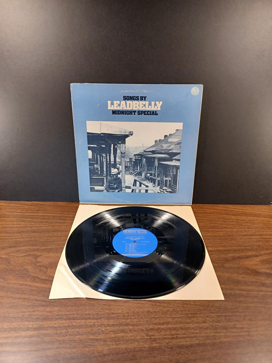 Songs by Leadbelly: Midnight Special *rare* Vintage Vinyl Record Album ...