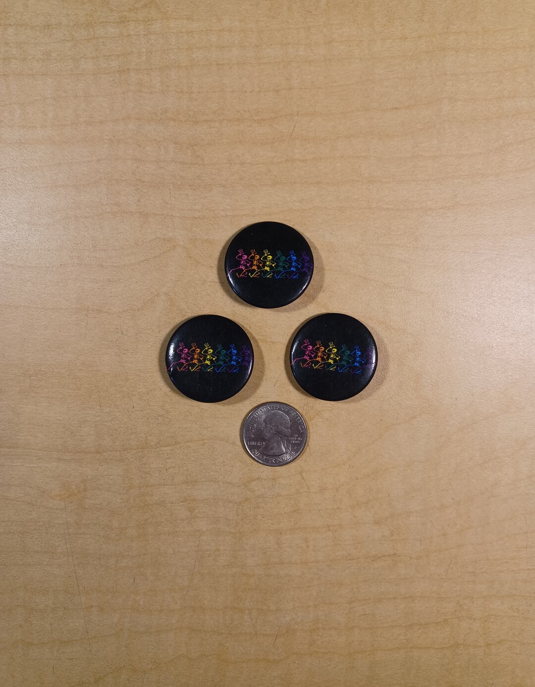 Grateful Dead: Vintage Dancing Skeletons 3 Button/pin Lot, 2003 - Etsy
