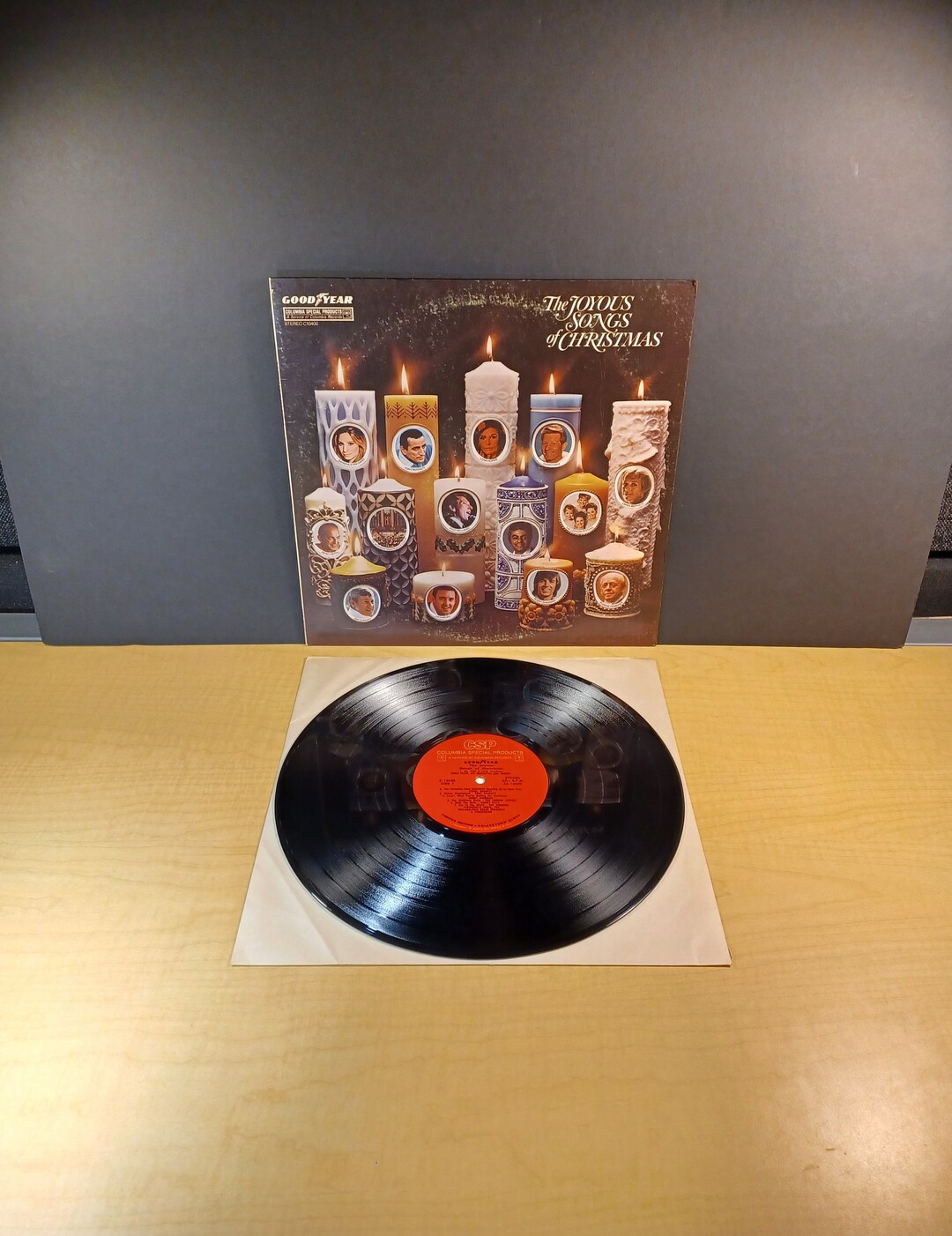 The Joyous Songs of Christmas goodyear Promotional Album Vintage Vinyl ...