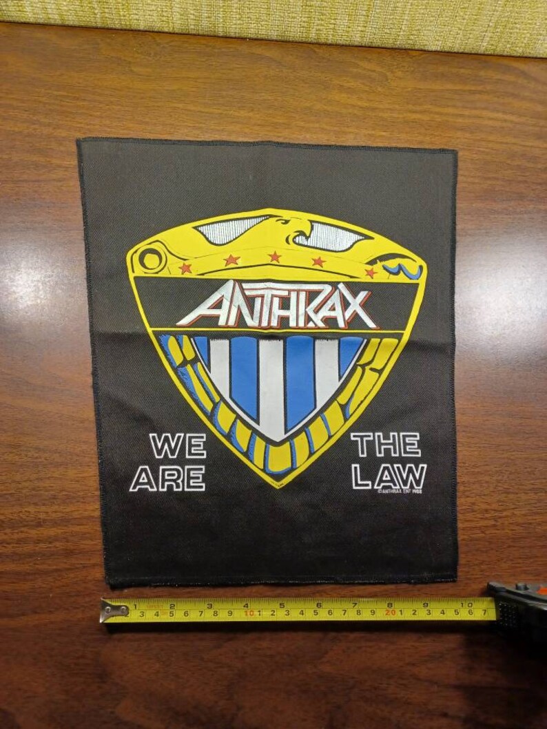 Anthrax Vintage Back Patch, 1988 - Etsy