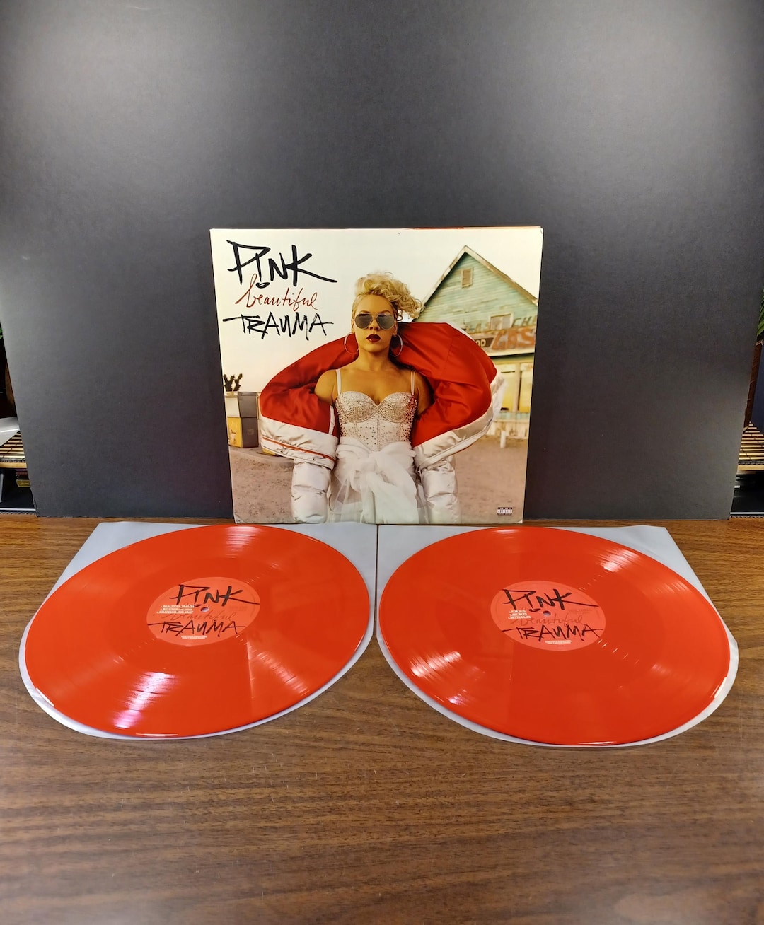 Pink: Beautiful Trauma *rare 2 Album Set* (limited Edition Red Vinyl ...