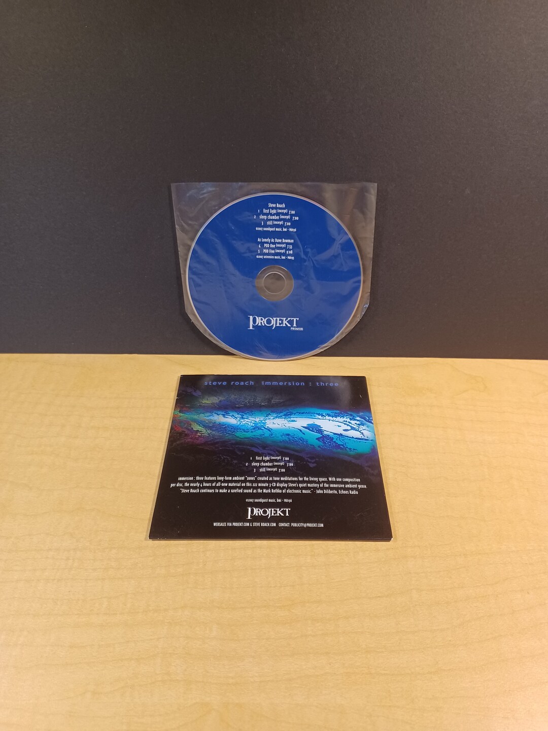 Steve Roach: Immersion Three *rare* Vintage Cd - Etsy