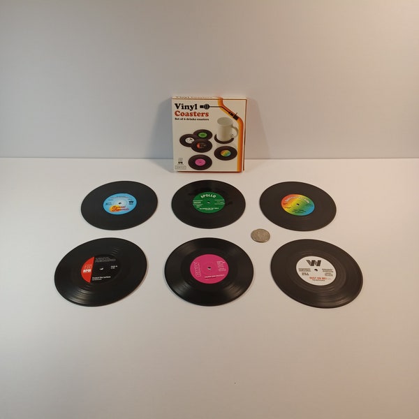 Vinyl Coasters - Etsy