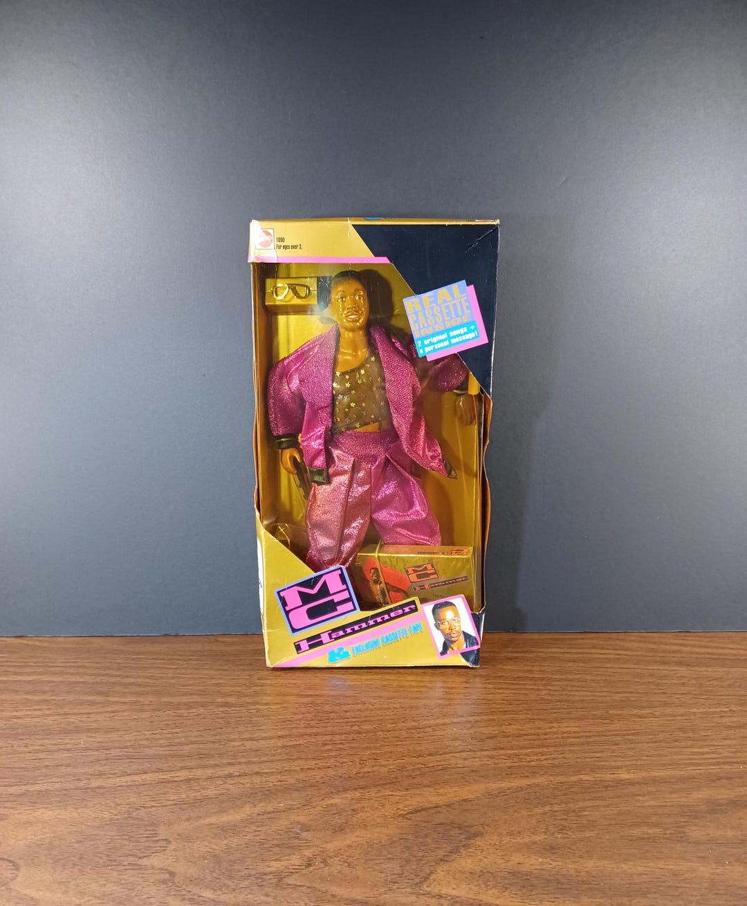 Vintage MC Hammer Mattel Figure With Cassette [sealed] 1991 - Etsy
