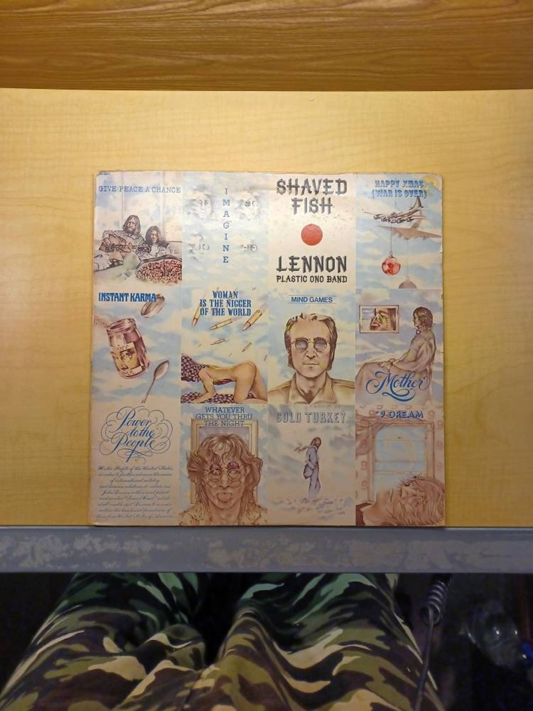 John Lennon: Shaved Fish greatest Hits Vintage Vinyl Record Album Lp ...