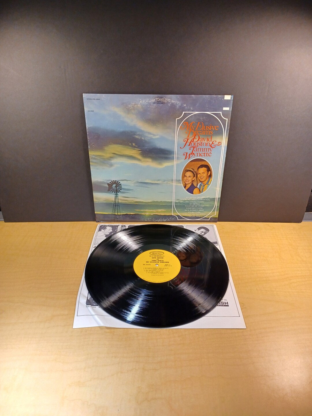 Tammy Wynette & David Houston: My Elusive Dreams *1st Stereo Pressing ...