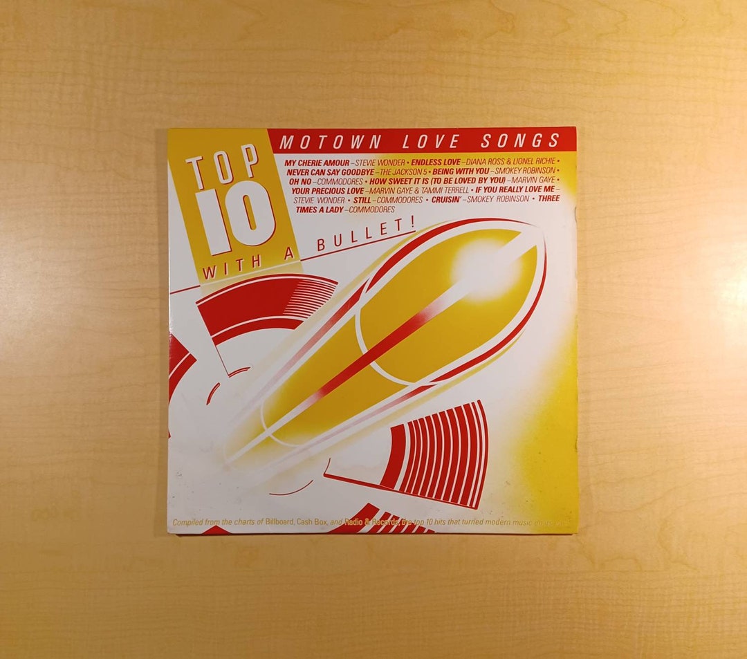Motown Love Songs/dance Songs, Top 10 With a Bullet, 2 Album Set ...