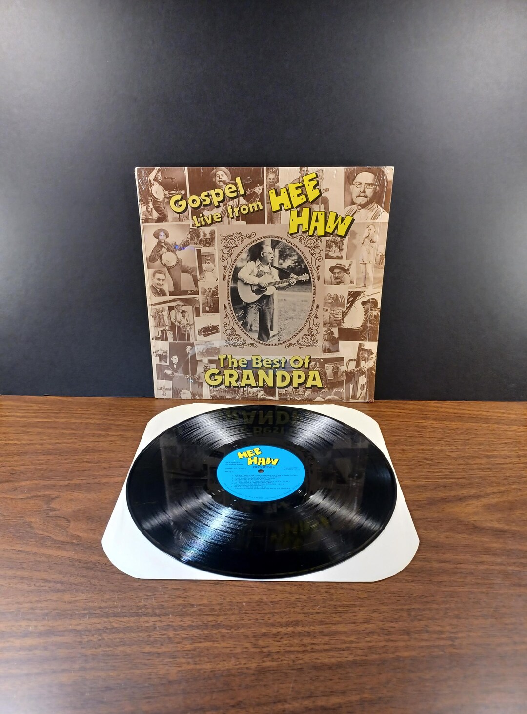 Gospel Live From Hee Haw, the Best of Grandpa rare Vintage Vinyl Record ...