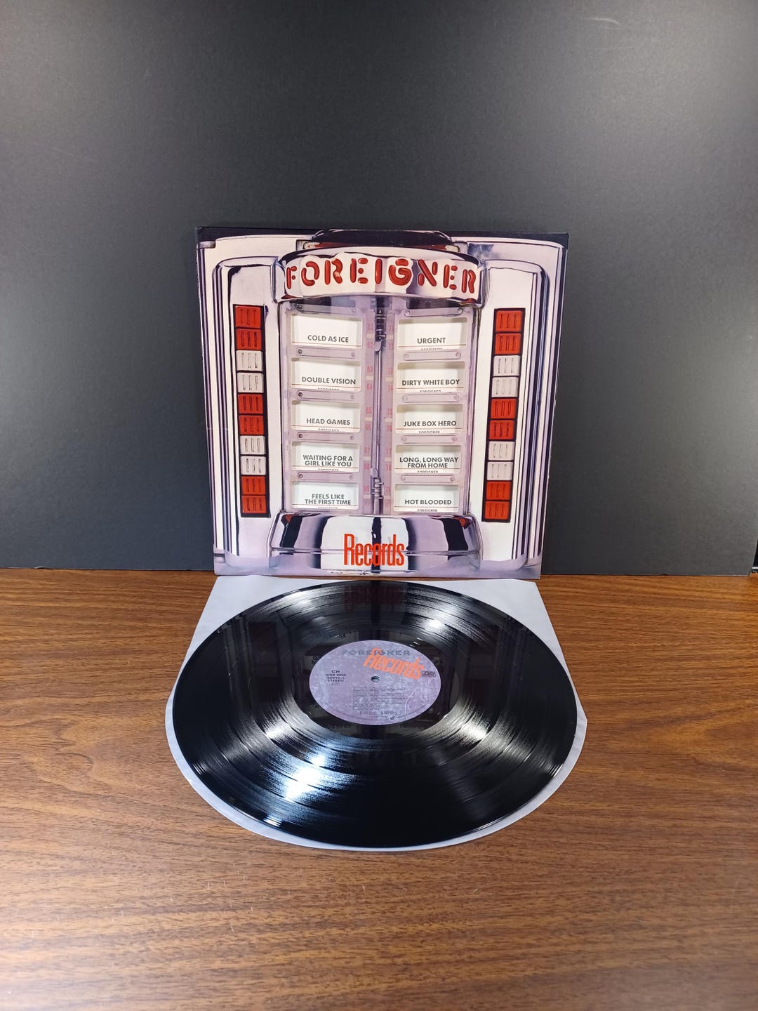 Foreigner: Records (greatest Hits) *original Die Cut Cover* Vintage ...