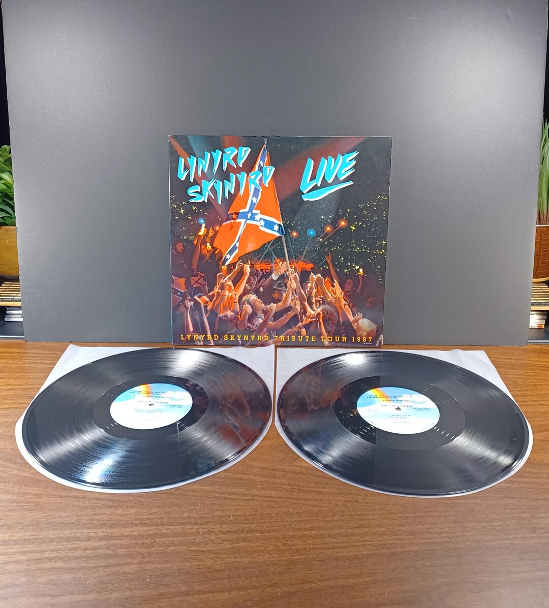 Lynyrd Skynyrd Live: Tribute Tour 1987 *rare 2 Album Set* Vintage Vinyl ...