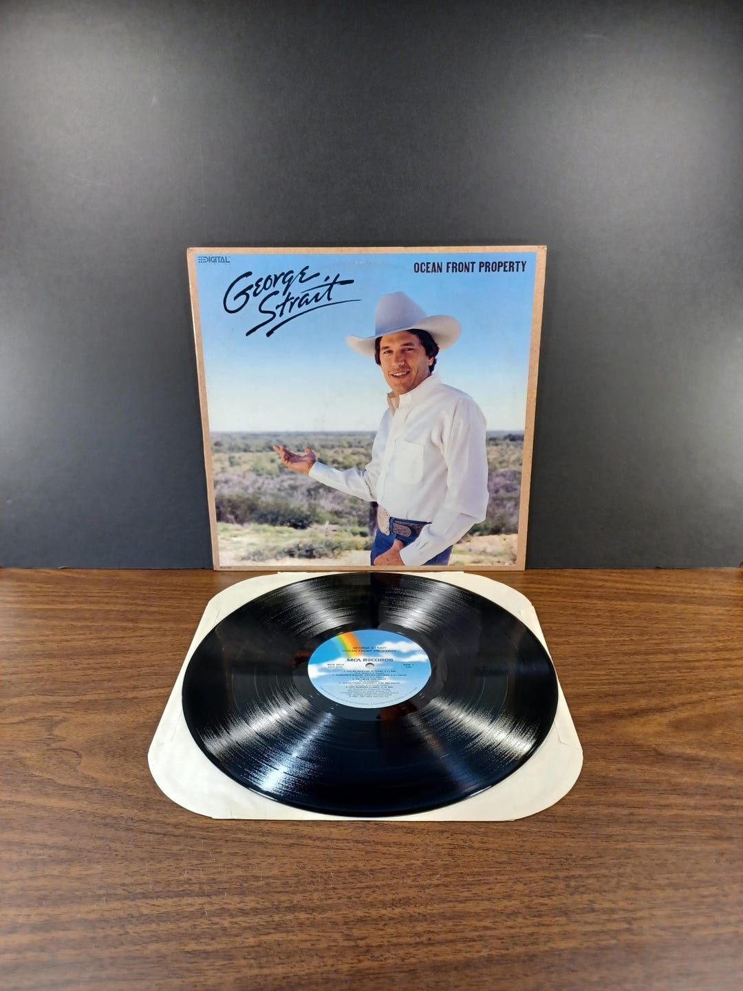 George Strait: Ocean Front Property *original* Vintage Vinyl Record ...