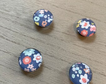 Round Colorful Magnets - Etsy