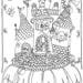 Lotte Forde Color the Castles Coloring Book 5 Page PDF Bundle 1 - Etsy
