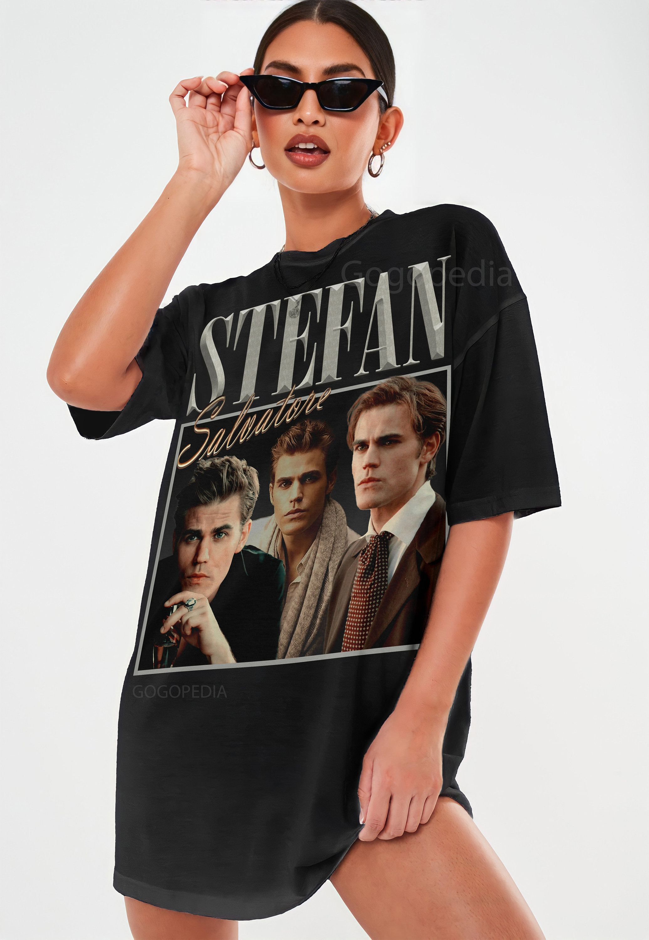 Stefan Salvatore Shirt Paul Wesley TV Series Vintage 90's Trending Tee ...
