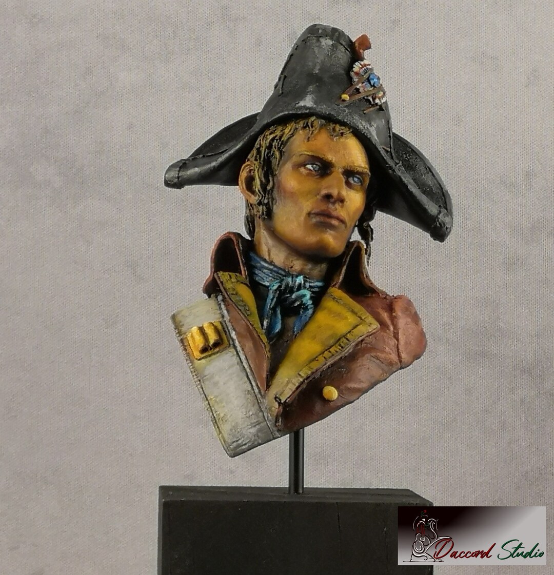 French Drummer of the Revolution, 1/9 Hand-painted Bust - Etsy