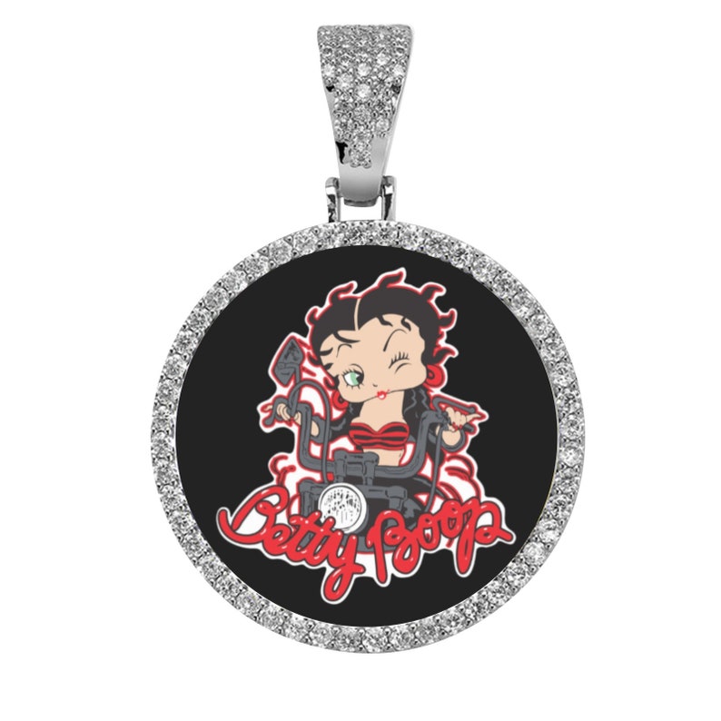 Betty Boop Necklace Pendant Rope Chain Birthday Gifts for Her - Etsy