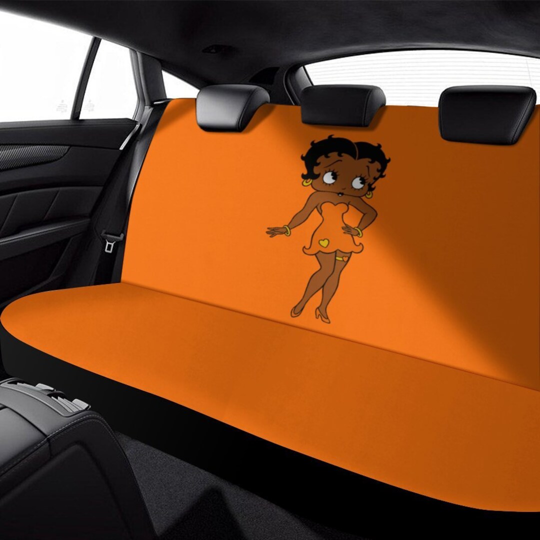 Betty Boop Afro American Car Rear Seat Cover Travelling Sexy Gifts for ...