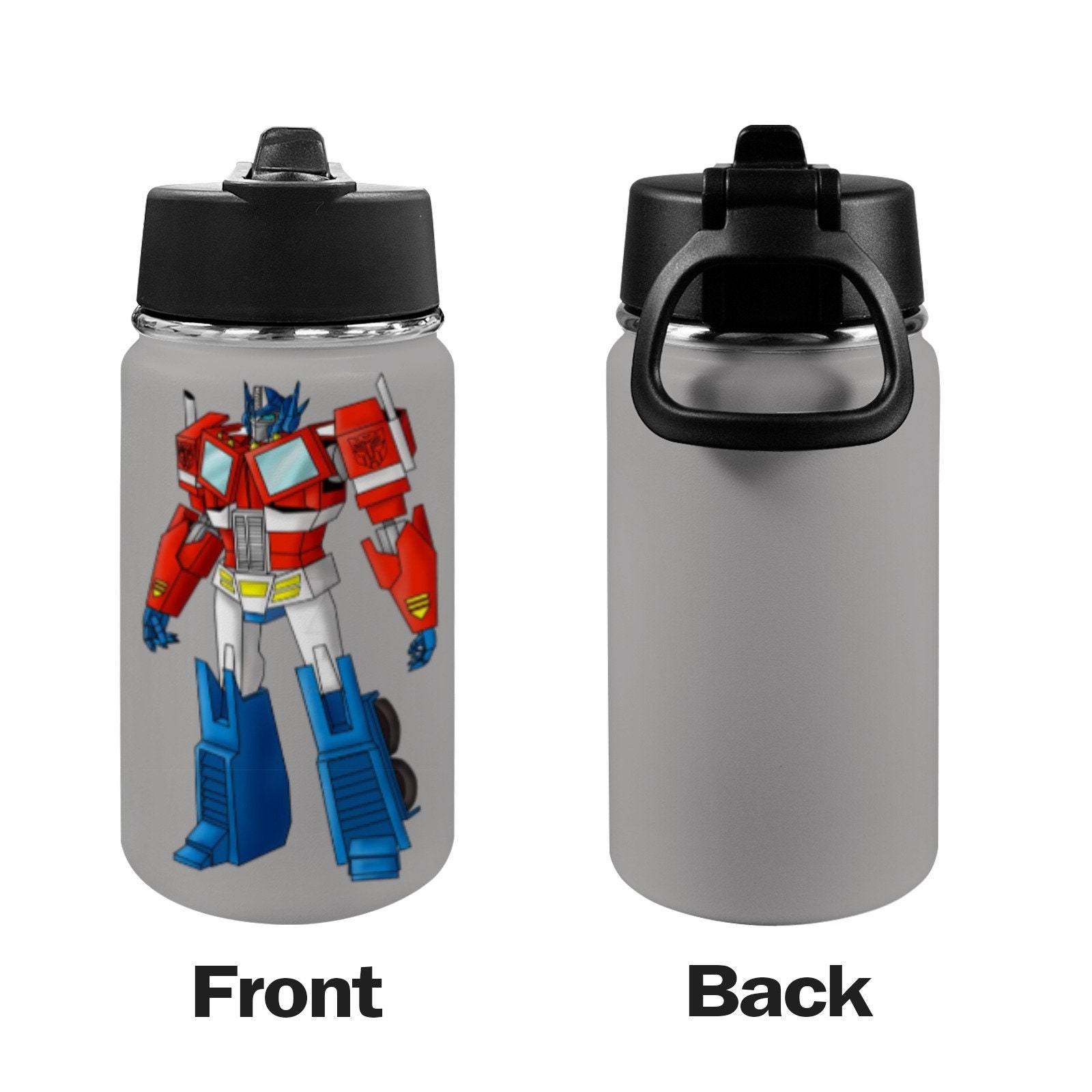 Optimus Prime Kids Water Bottle - Etsy