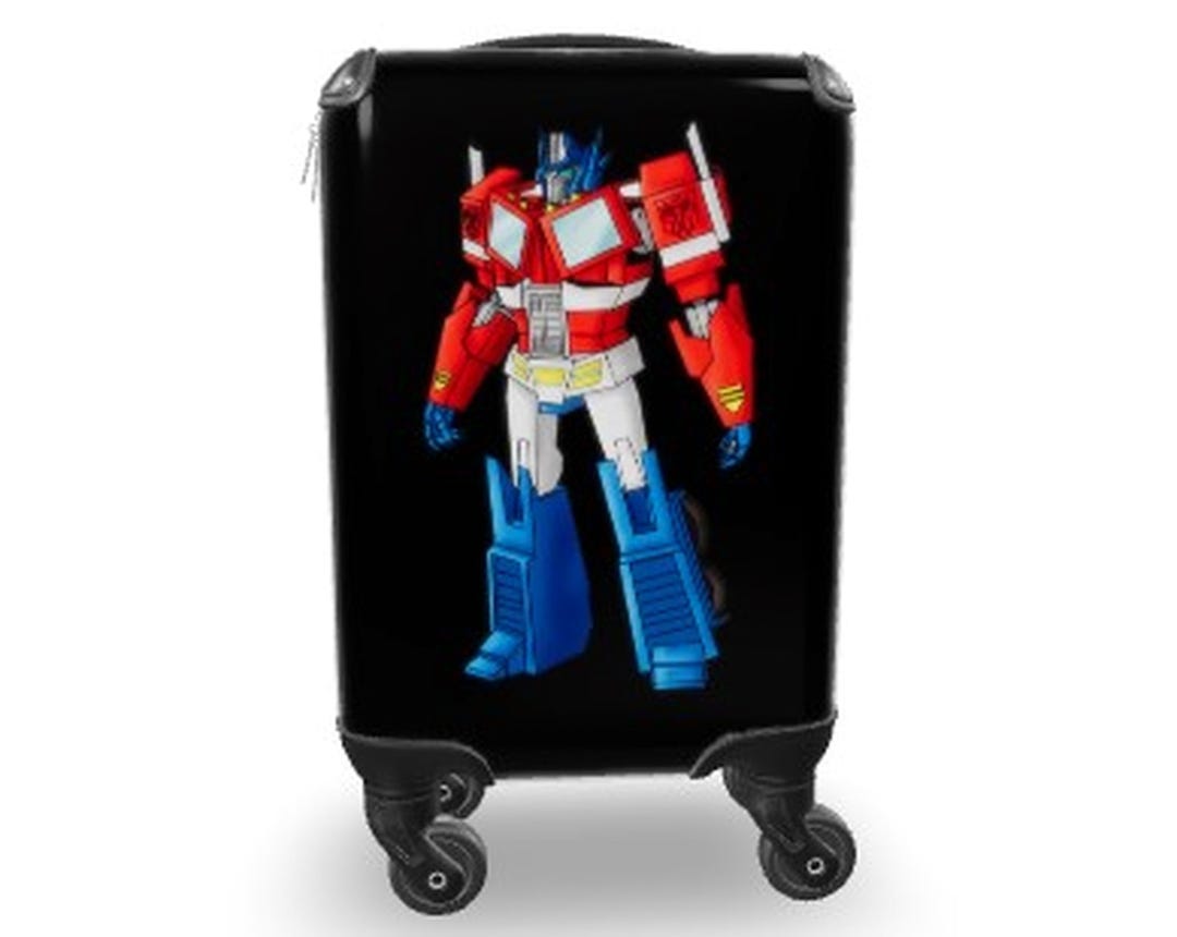 Optimus Prime Cabin Suitcase 20 Carry on Luggage Lightweight Hard Shell ...