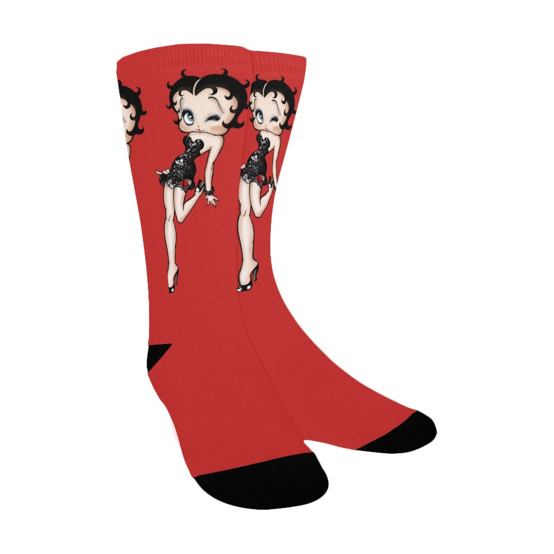 Betty Boop Socks Womens Birthday Gifts for Her Anniversary Travel ...