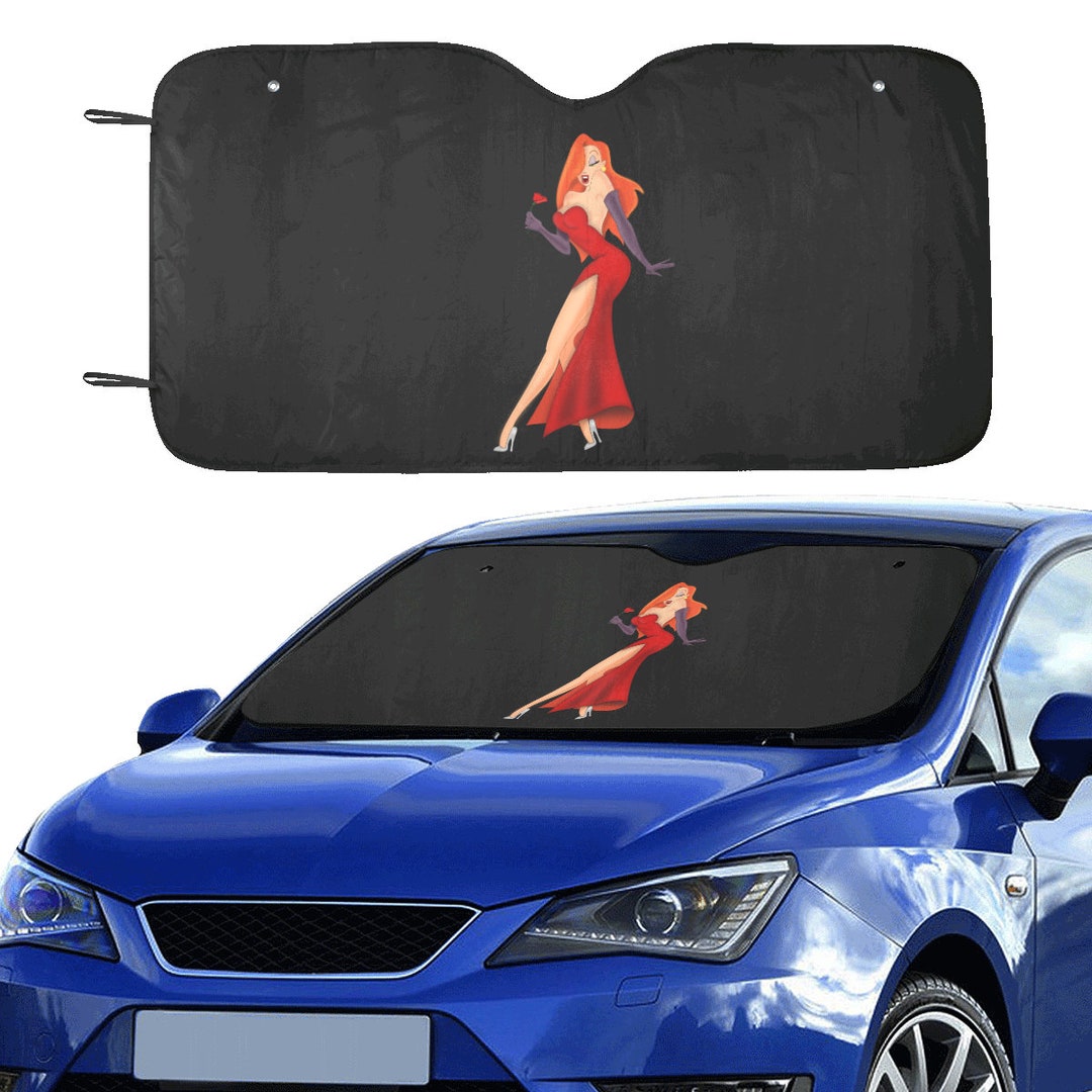 Jessica Rabbit Car Sun Shade Cover Travelling Sexy Birthday Gifts for ...