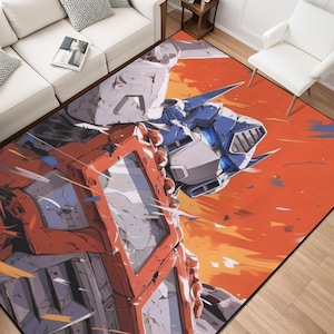 Optimus Prime Area Rug Big Transformers Home Decoration Gifts for Him ...