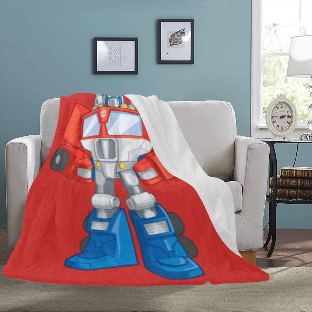Optimus Prime Transformers Blanket Fleece Halloween Home Decoration ...