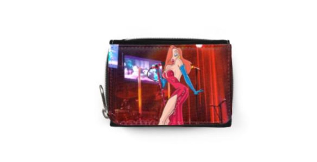 Jessica Rabbit Wallet Purse Black Travelling Birthday Gifts for Her ...