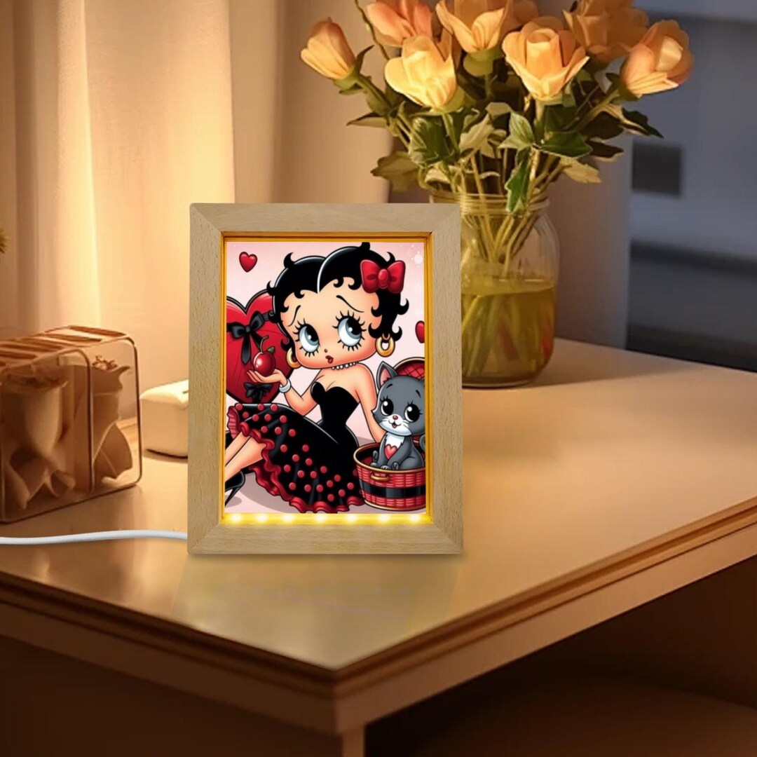 Betty Boop Acrylic Photo Frame Light Colorful - Etsy