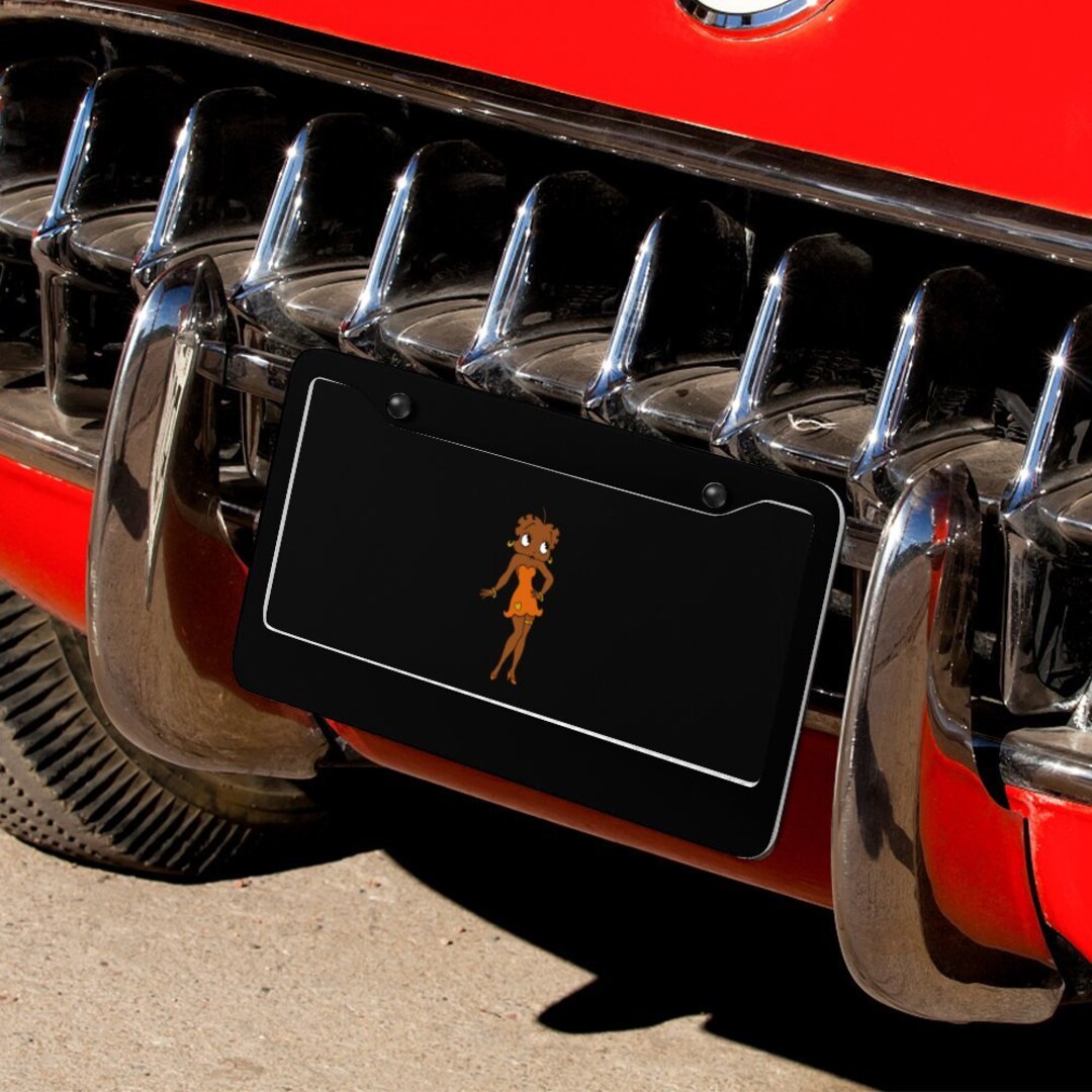 Betty Boop Afro American Car Licence Plate Travelling Sexy Gifts for ...