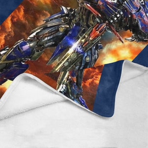 Optimus Prime Transformers Blanket Fleece Halloween Home Decoration ...