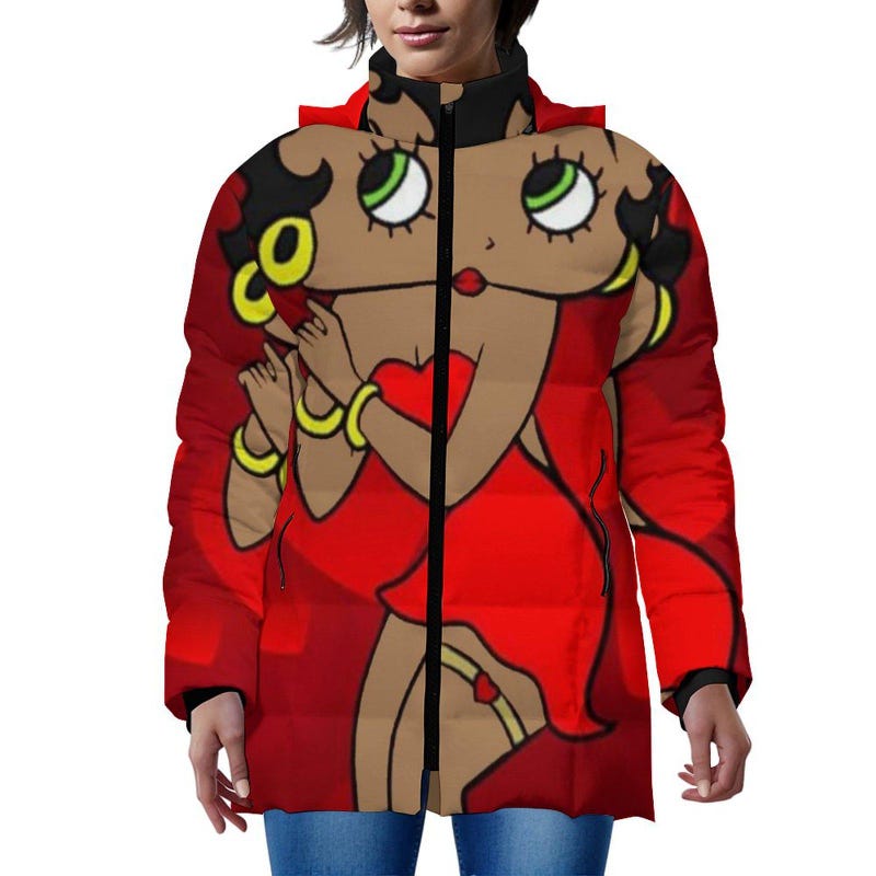 Black Hooded Women Coat - Etsy