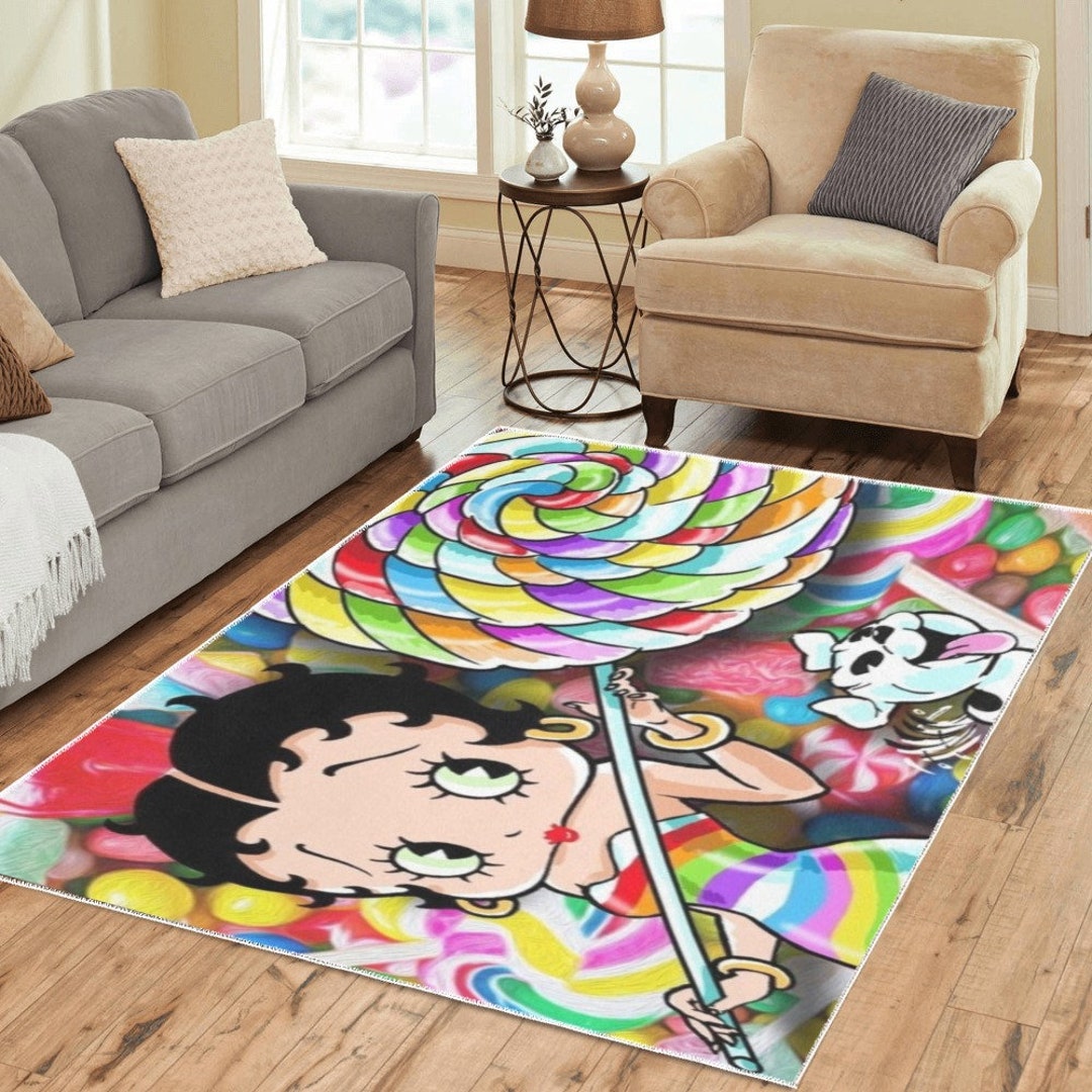 Betty Boop Area Rug Big Betty Boop Home Decoration Gifts for Her - Etsy
