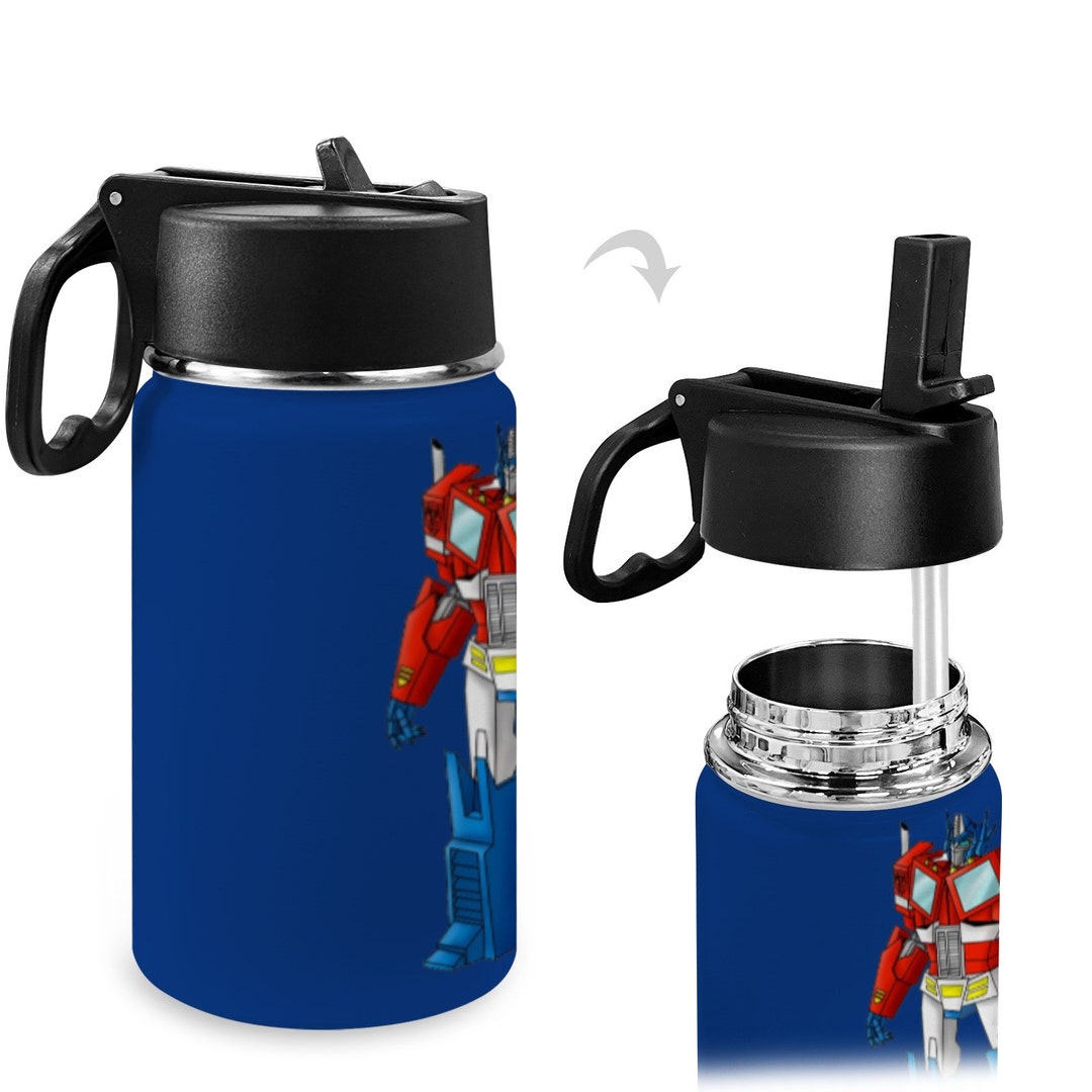 Optimus Prime Kids Water Bottle - Etsy