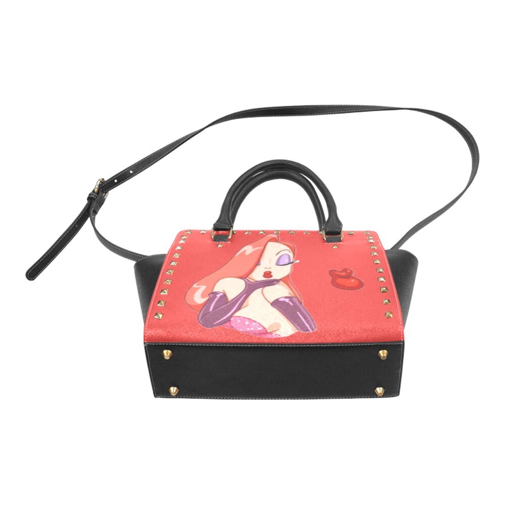 Jessica Rabbit Shoulder Bag Leather Tote Zippered Birthday Gifts for ...