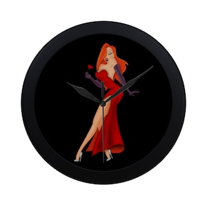 Jessica Rabbit Wall Clock Home Decoration Gifts for Her Birthday ...