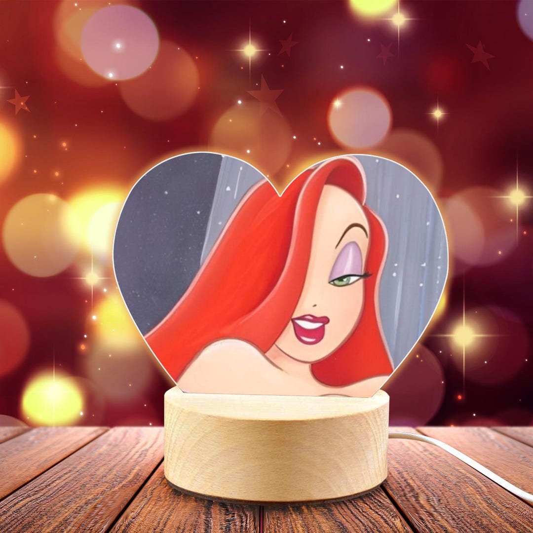 Jessica Rabbit Roger Acrylic Photo Frame Light Colorful Valentines Day Gift - Etsy