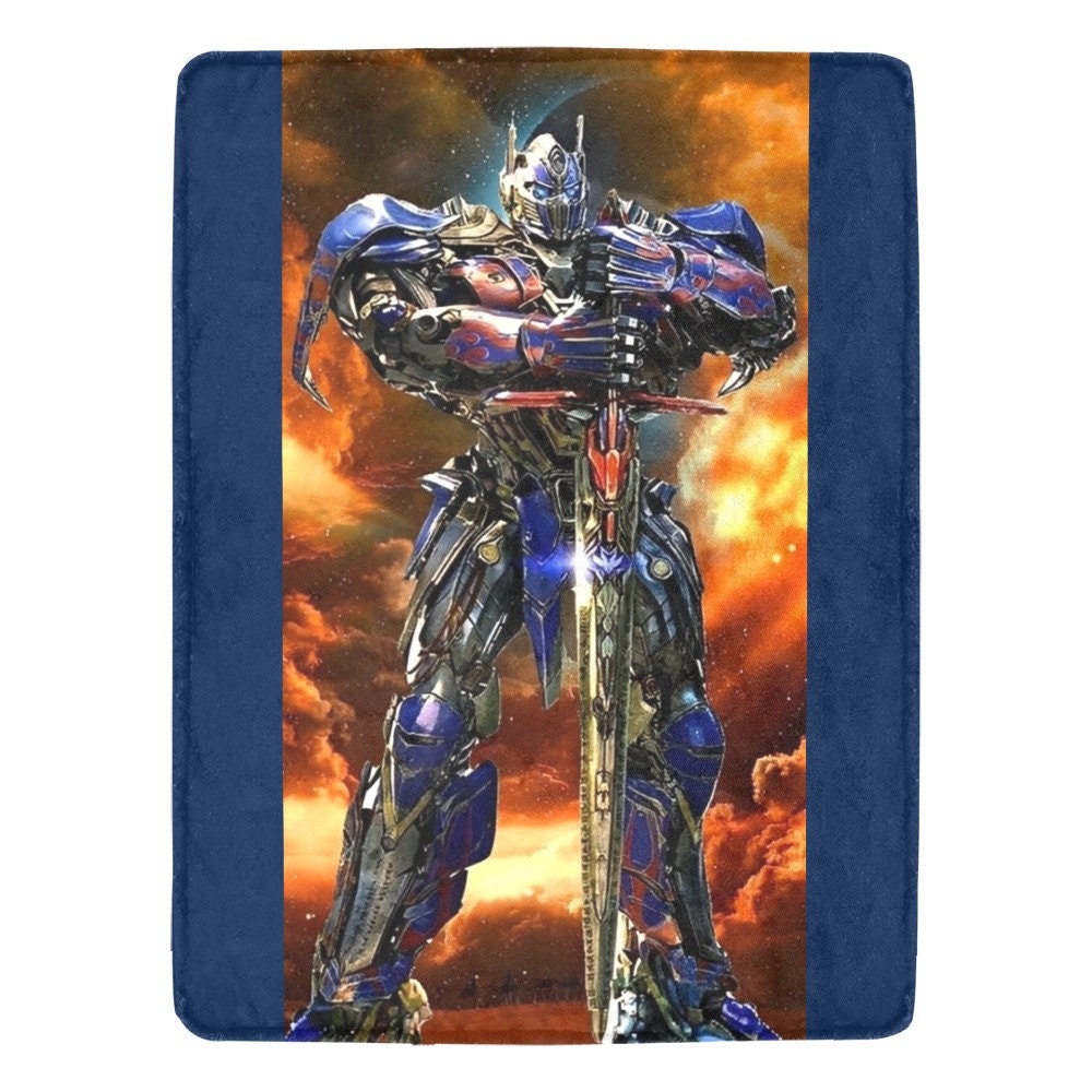 Optimus Prime Transformers Blanket Fleece Halloween Home - Etsy