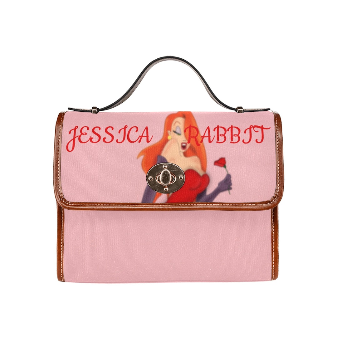 Jessica Rabbit Shoulder Bag Leather Tote Zippered Birthday Gifts for ...