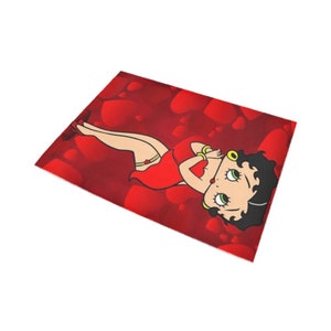 Betty Boop Area Rug Big Betty Boop Home Decoration Gifts for Her - Etsy