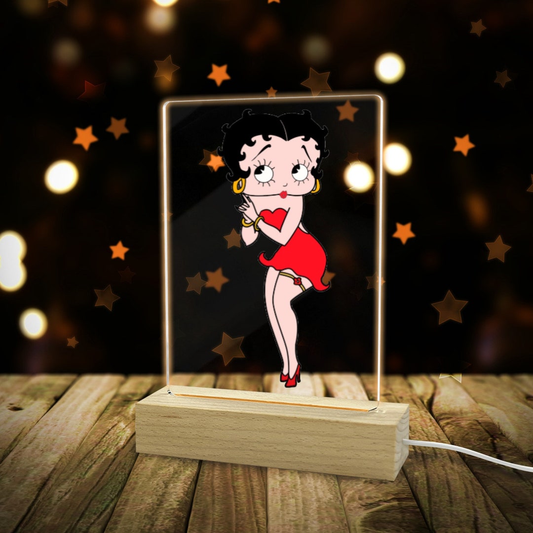 Betty Boop Acrylic Photo Frame Light Colorful - Etsy